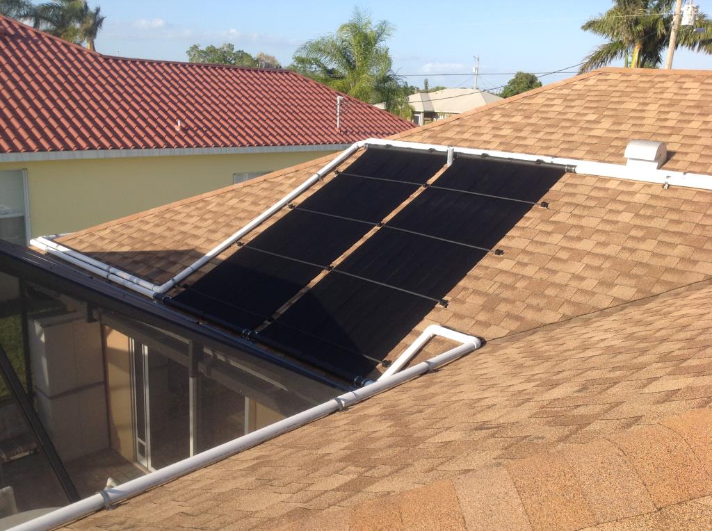 Solar Pool Heat Plumbing on Challenging Roofs