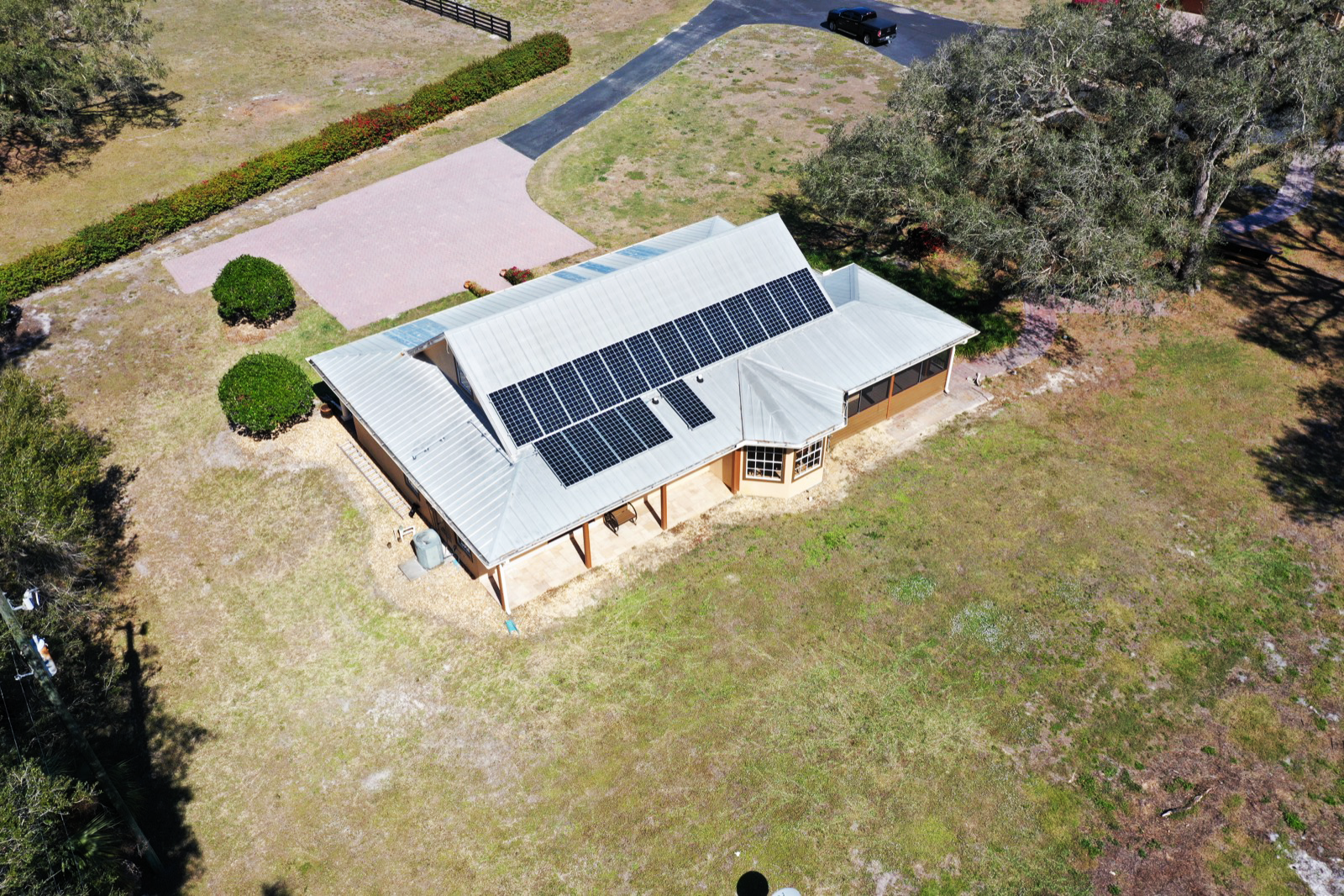 Aerial Video of Alva, FL Home Solar Electricity System - Florida Solar ...